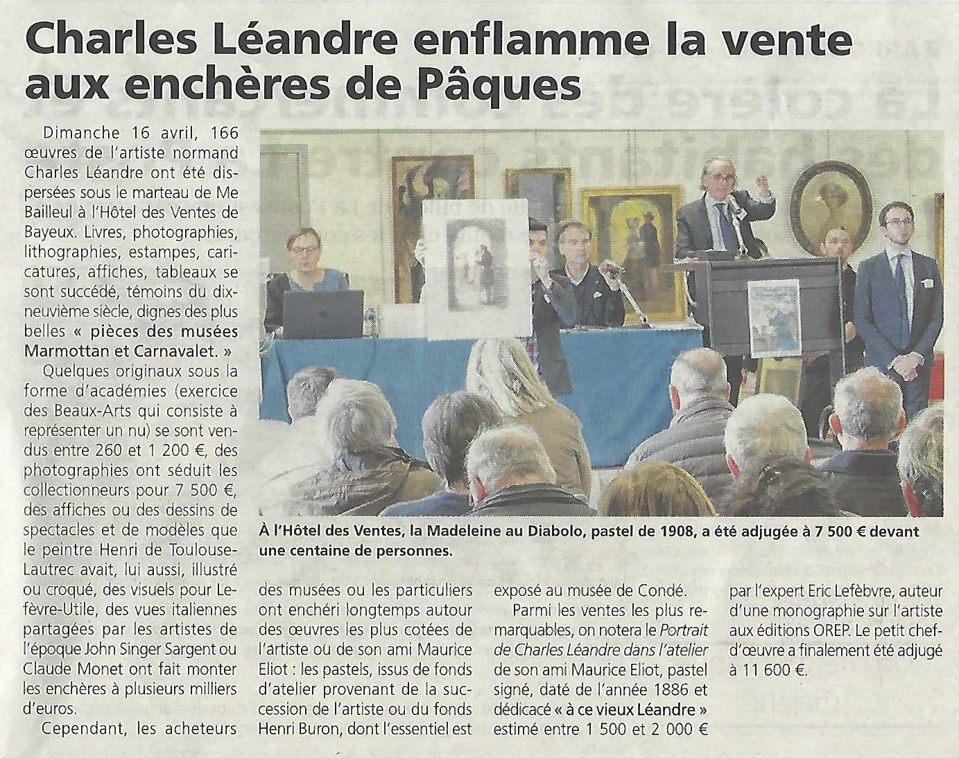 Charles Léandre, artiste normand.